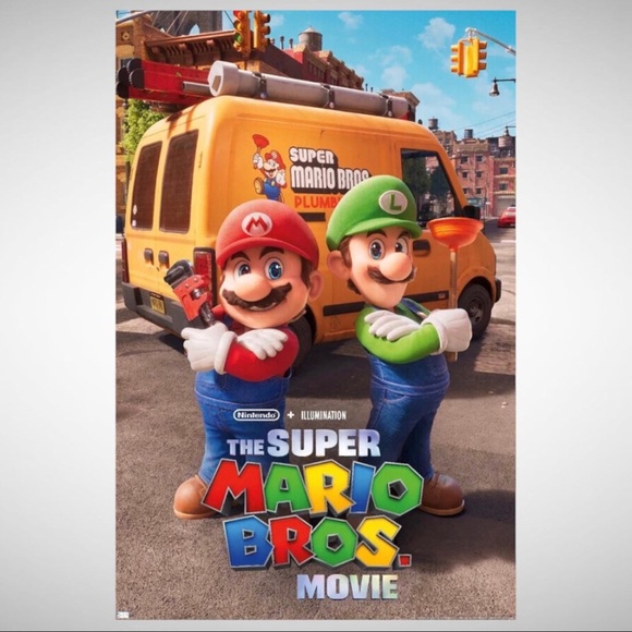 Nintendo | Art | The Super Mario Bros Movie Wall Poster 22x34 By Trends ...